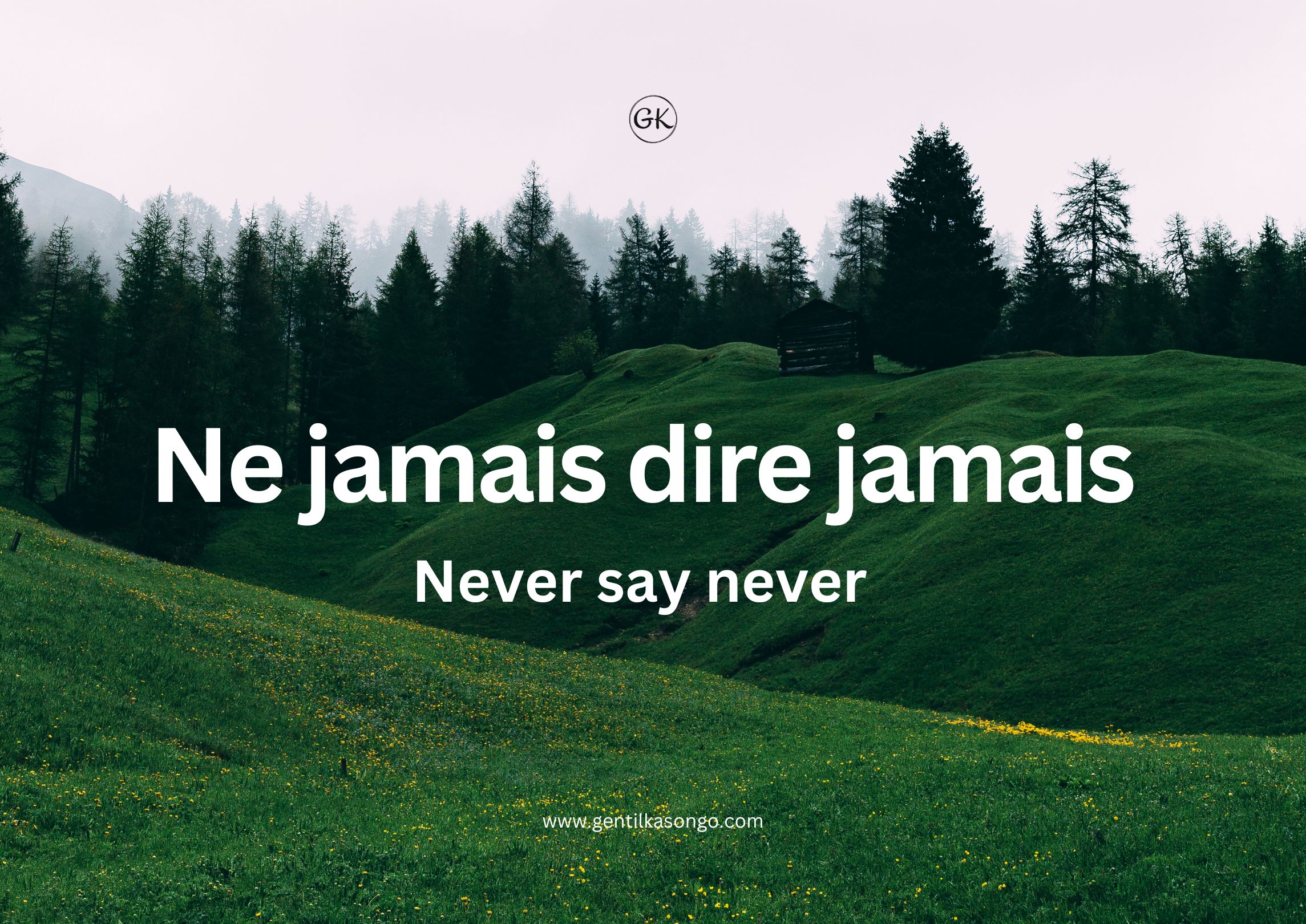 Pourquoi ne faudrait-il jamais dire “JAMAIS”? – Gentil Kasongo